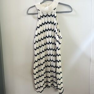 Zara | Dresses | Zara Crochet Knit Mini Dress Large | Poshmark